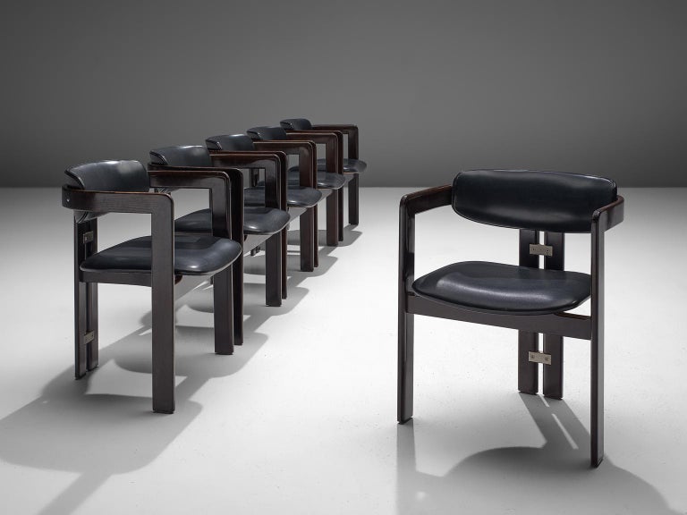 Augusto Savini Set of Six 'Pamplona' Chairs For Sale at 1stDibs