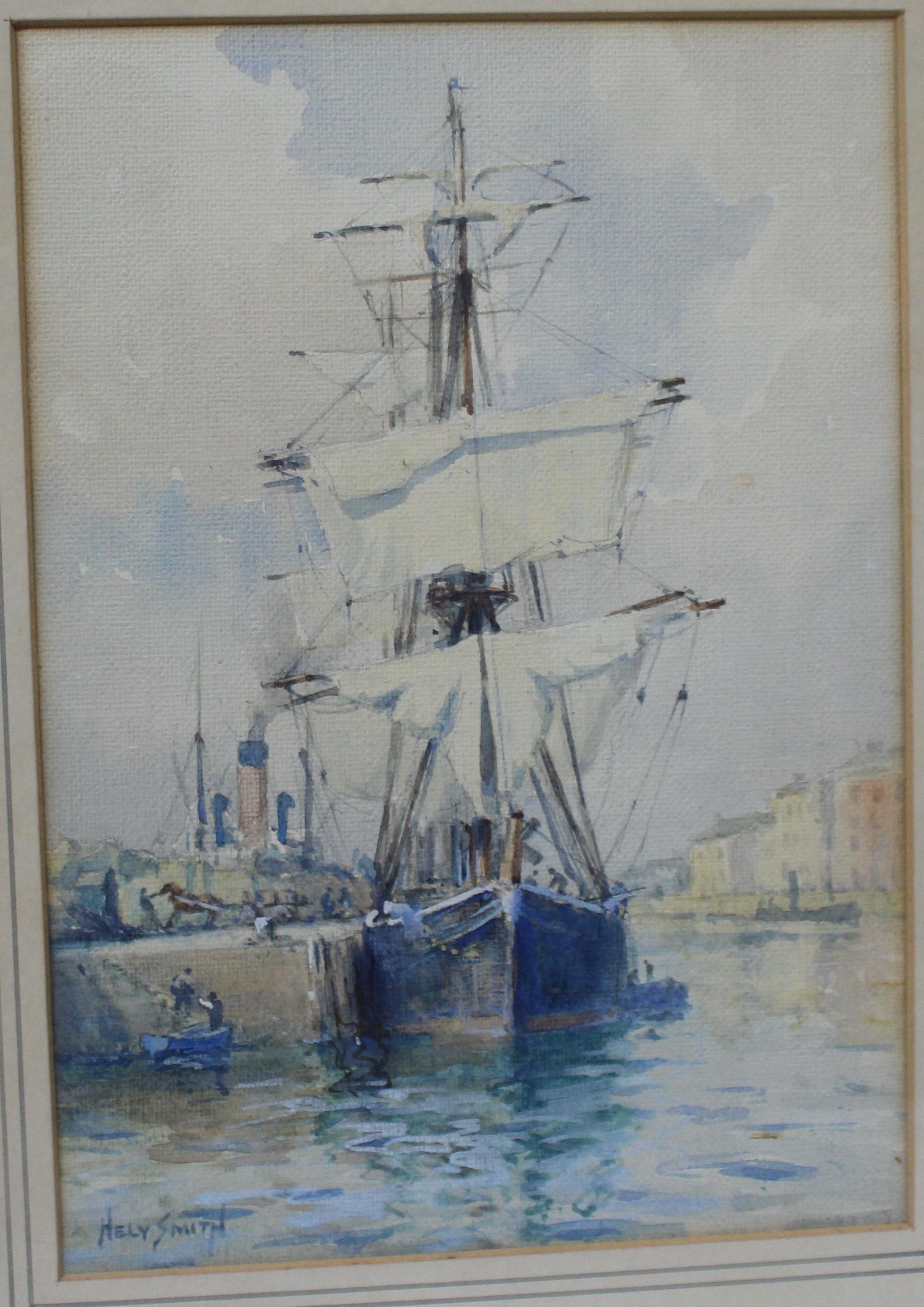 Augustus Morton Hely-Smith RBA, 20th Century, Ship Watercolour at 1stDibs