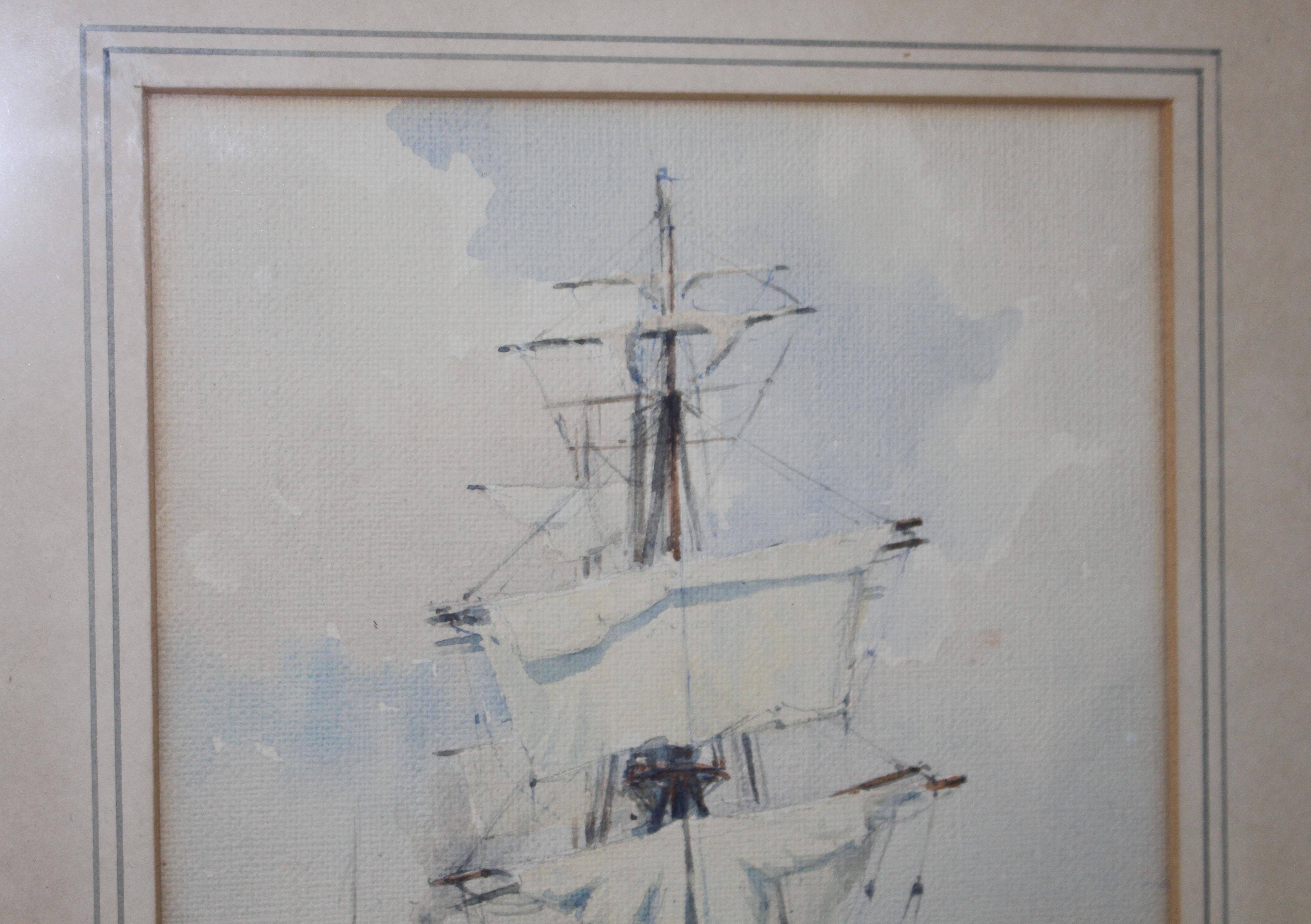 Augustus Morton Hely-Smith RBA, 20th Century, Ship Watercolour at 1stDibs