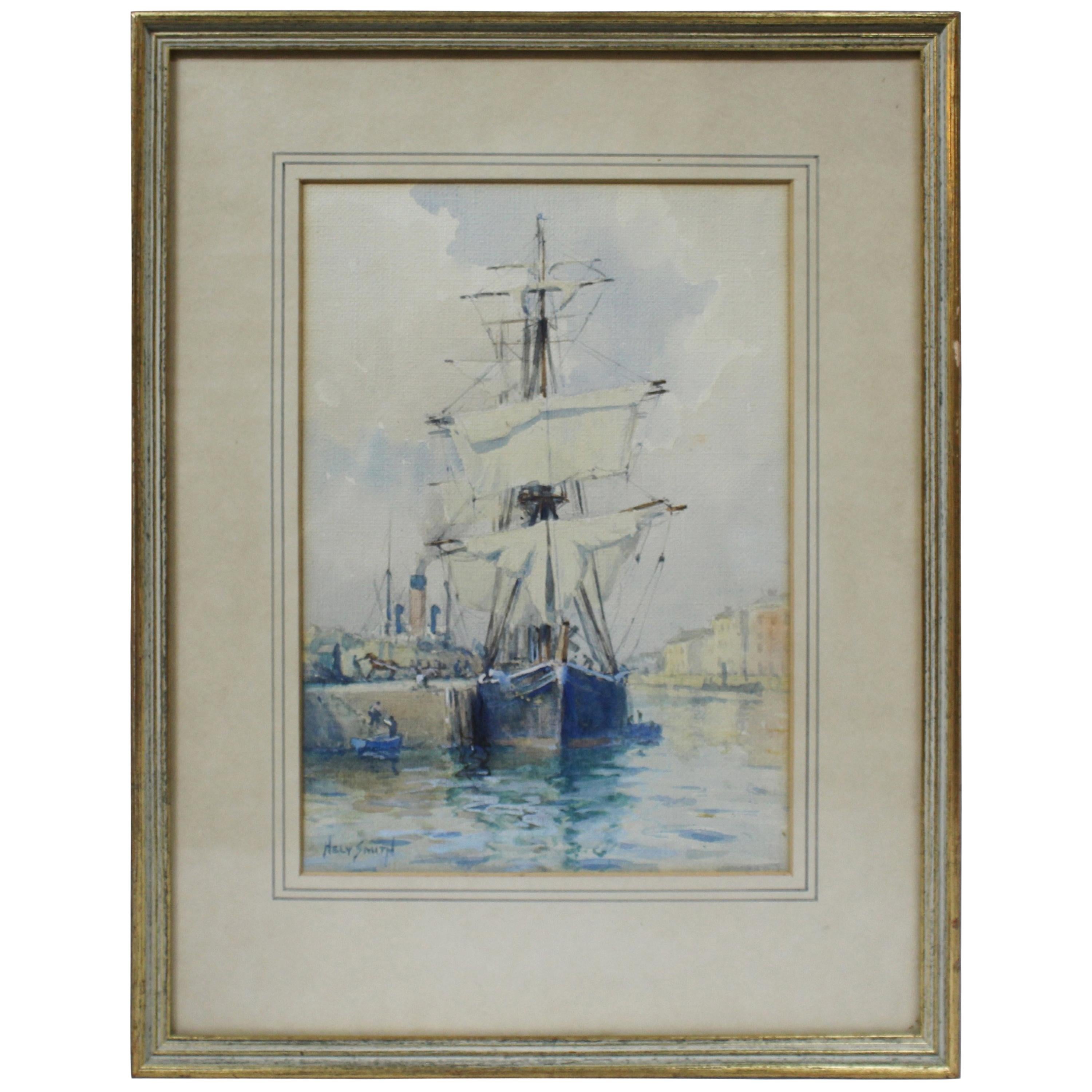 Augustus Morton Hely-Smith RBA, 20th Century, Ship Watercolour at 1stDibs
