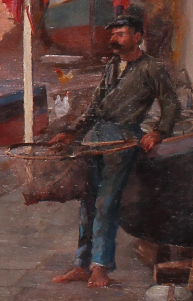 Augustus Tulk - Capri, Italy, late 19th Century oil painting at 1stDibs