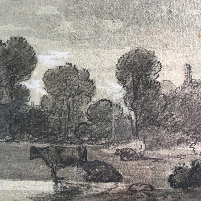 Augustus Wall Callcott RA Cattle in Landscape For Sale at 1stDibs