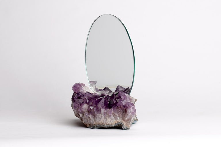 Aura Mirror by Another Human, Contemporary Crystal Vanity Mirror in ...