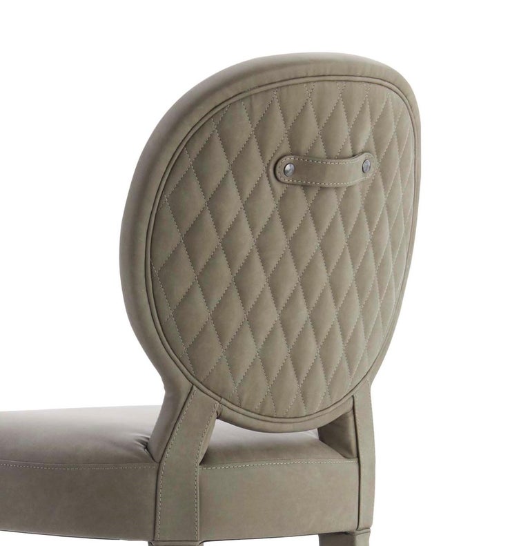 AUREA Bar Stool with back quilting For Sale at 1stDibs