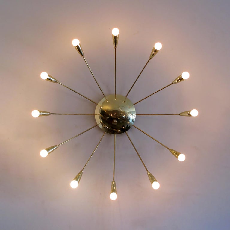 Aurora Flushmount Light by Gallery L7 For Sale at 1stDibs