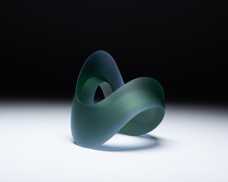 Aurora, Unique Glass Sculpture by Heike Brachlow For Sale at 1stDibs