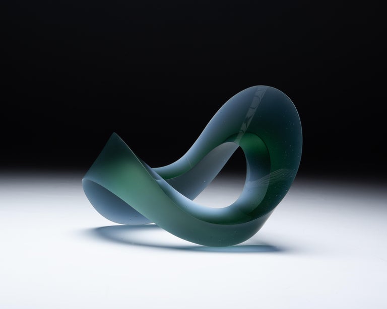 Aurora, Unique Glass Sculpture by Heike Brachlow For Sale at 1stDibs