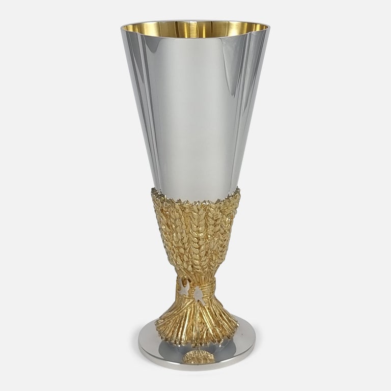 Aurum Silver Gilt 'Chichester Cathedral' Goblet, 1976 For Sale at 1stDibs