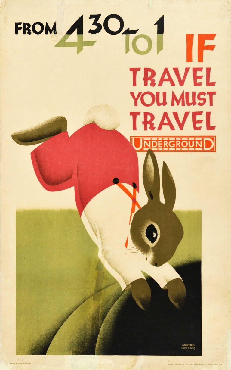 Austin Cooper - Original Vintage London Transport Poster Travel ...