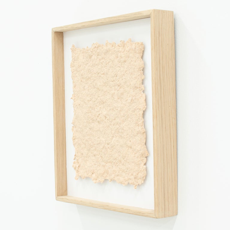 Austin Kerr - P 300 Series, Blush - textured book pages and pigment in ...