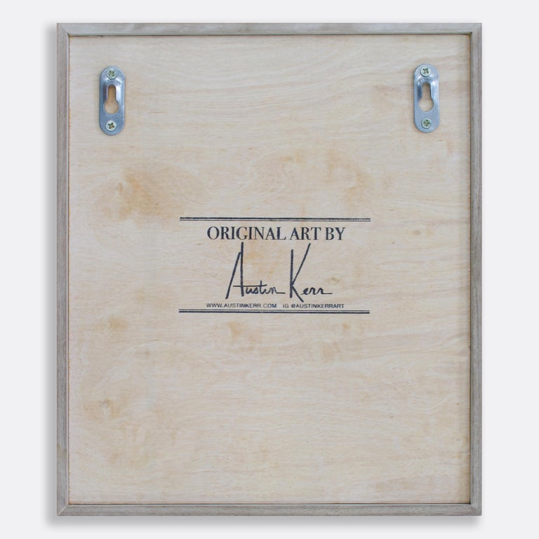Austin Kerr - P 300 Series, Blush - textured book pages and pigment in ...