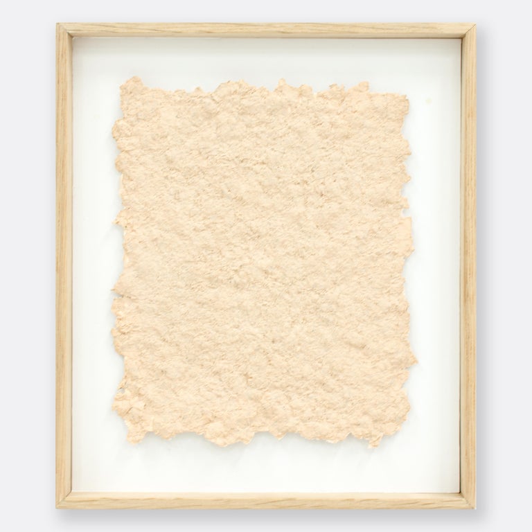 Austin Kerr - P 300 Series, Blush - textured book pages and pigment in ...