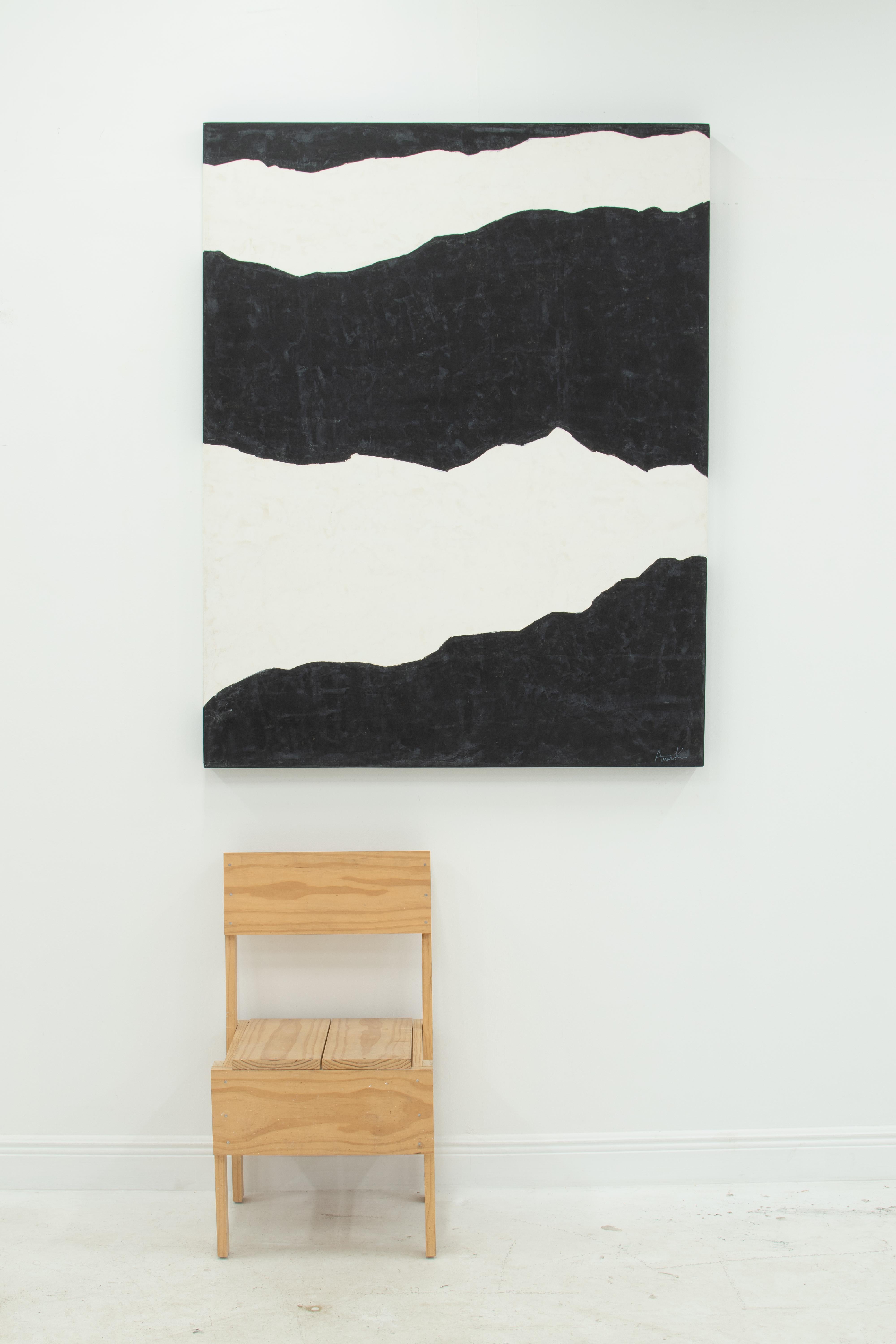 Austin Kerr - Desired Hope - black and white abstract plaster and ...