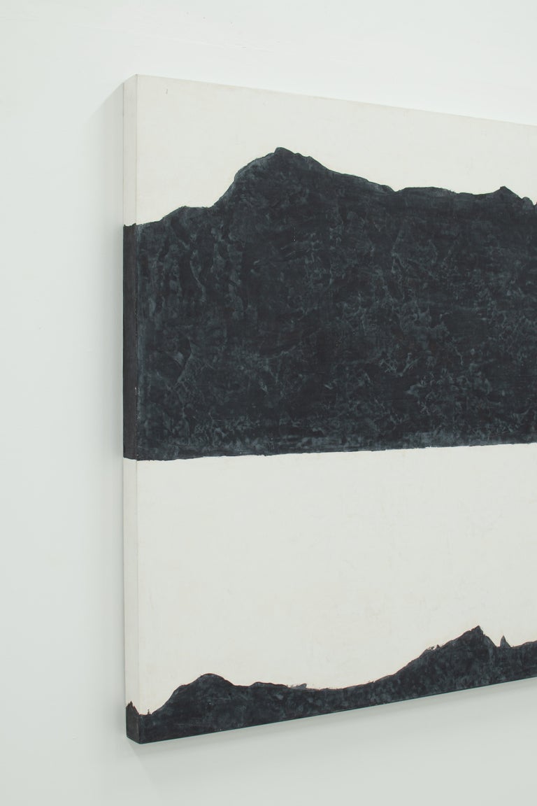 Austin Kerr - Peaks and Valleys - black and white abstract plaster and ...