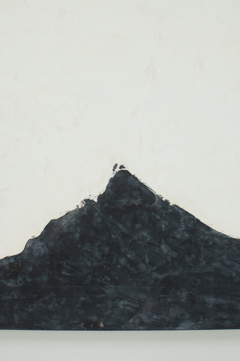 Austin Kerr - Peaks and Valleys - black and white abstract plaster and ...
