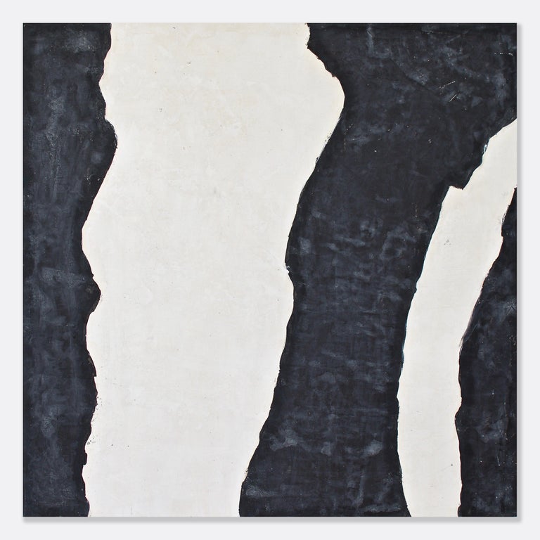 Austin Kerr - Wide or Narrow paths - black and white abstract plaster ...