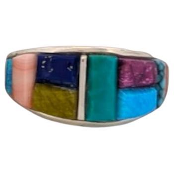 Cassidy Way: Handmade Native American Cobblestone Inlay Ring by Edison ...