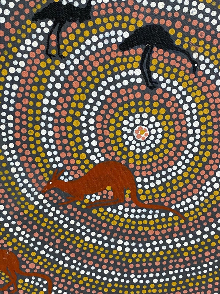 Australian Aboriginal Art Barbara Charles Napaltjarri Hunting Dreaming ...