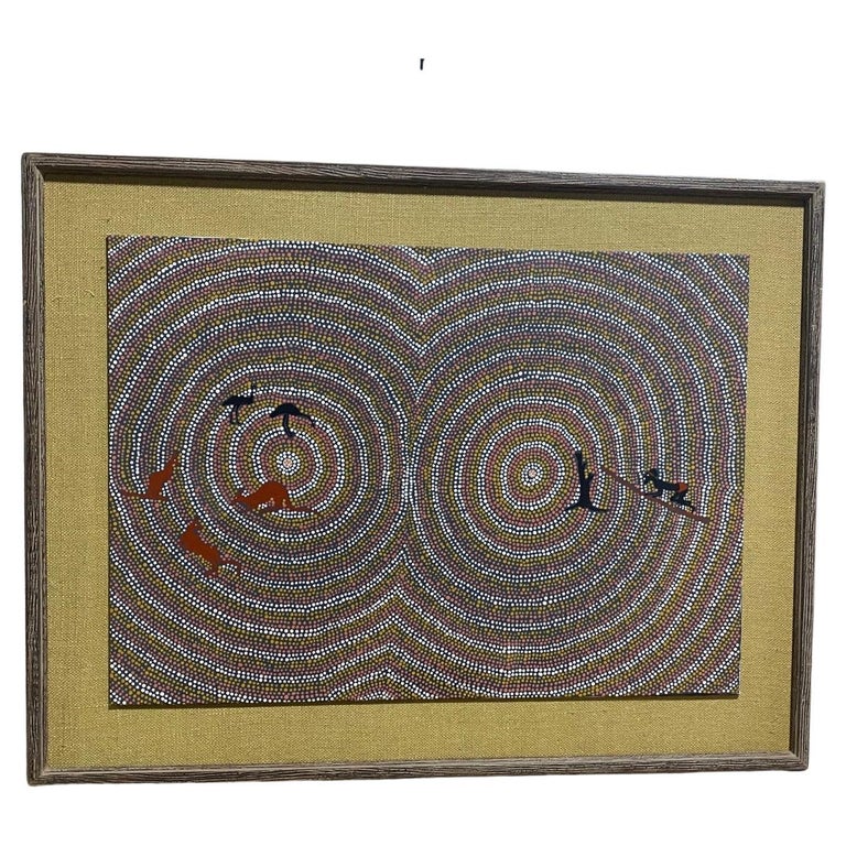 Australian Aboriginal Art Barbara Charles Napaltjarri Hunting Dreaming ...