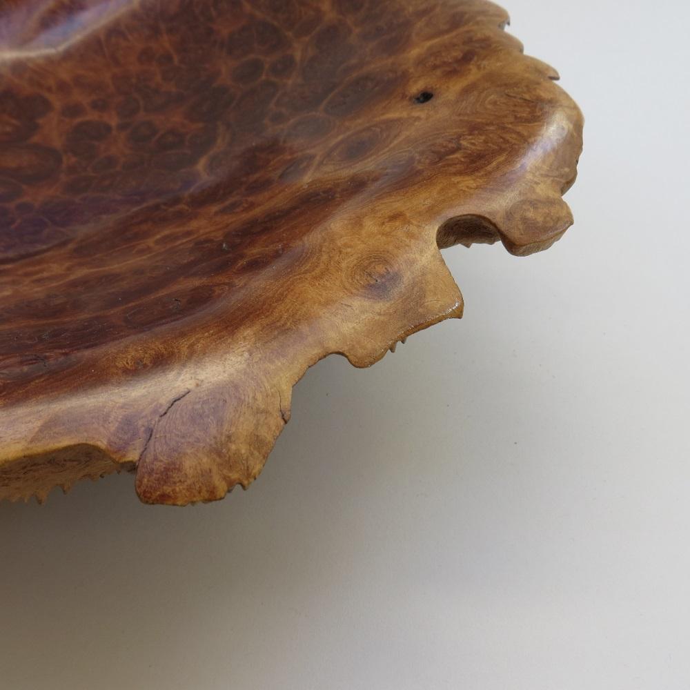 Australian Handcrafted Burr Wood Bowl Mallee Wood For Sale at 1stDibs