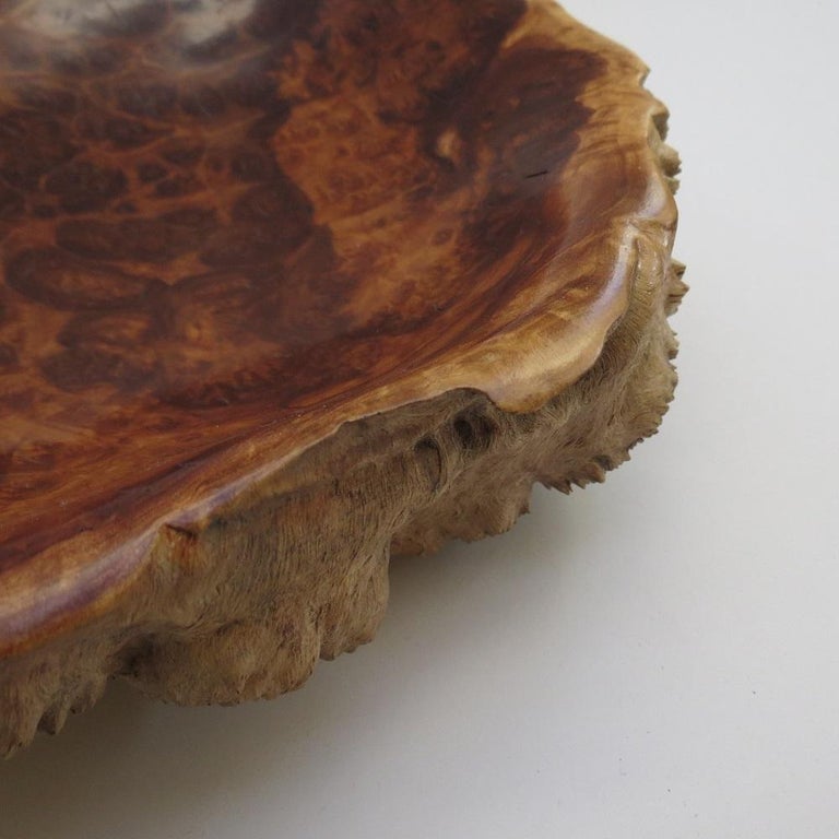 Australian Handcrafted Burr Wood Bowl Mallee Wood For Sale at 1stDibs