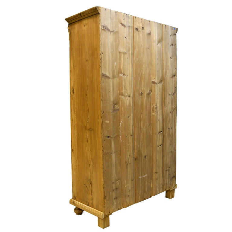 Austrian Armoire in Pine with Single Door and Arched Top, circa 1830 at ...