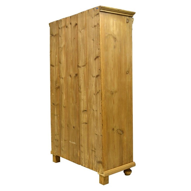 Austrian Armoire in Pine with Single Door and Arched Top, circa 1830 at ...
