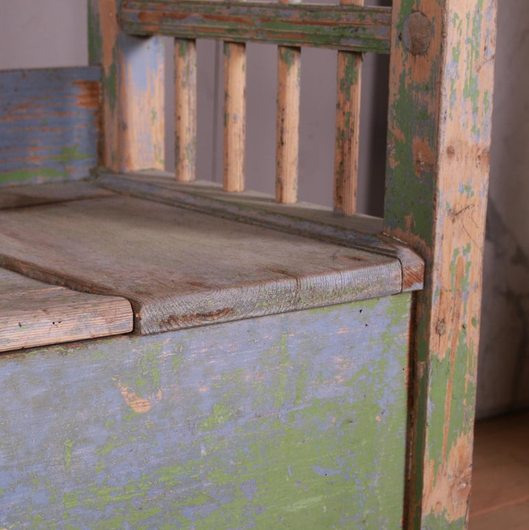 Austrian Box Bench For Sale at 1stDibs