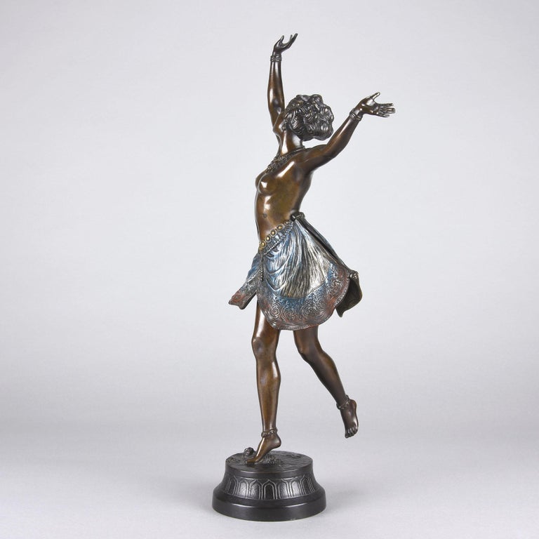 Austrian Bronze Study "Butterfly Dancer" by Richard Thuss For Sale at ...