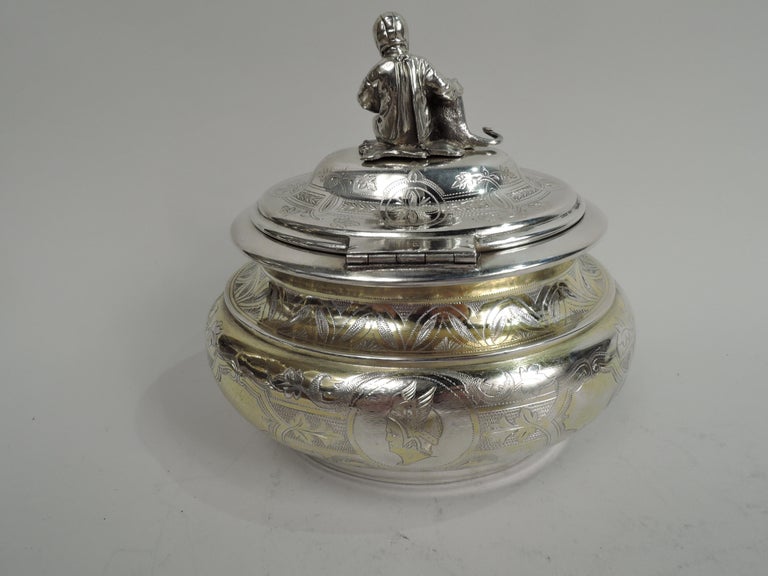 Austrian Classical Medallion Box with Sweet and Sentimental Finial For ...