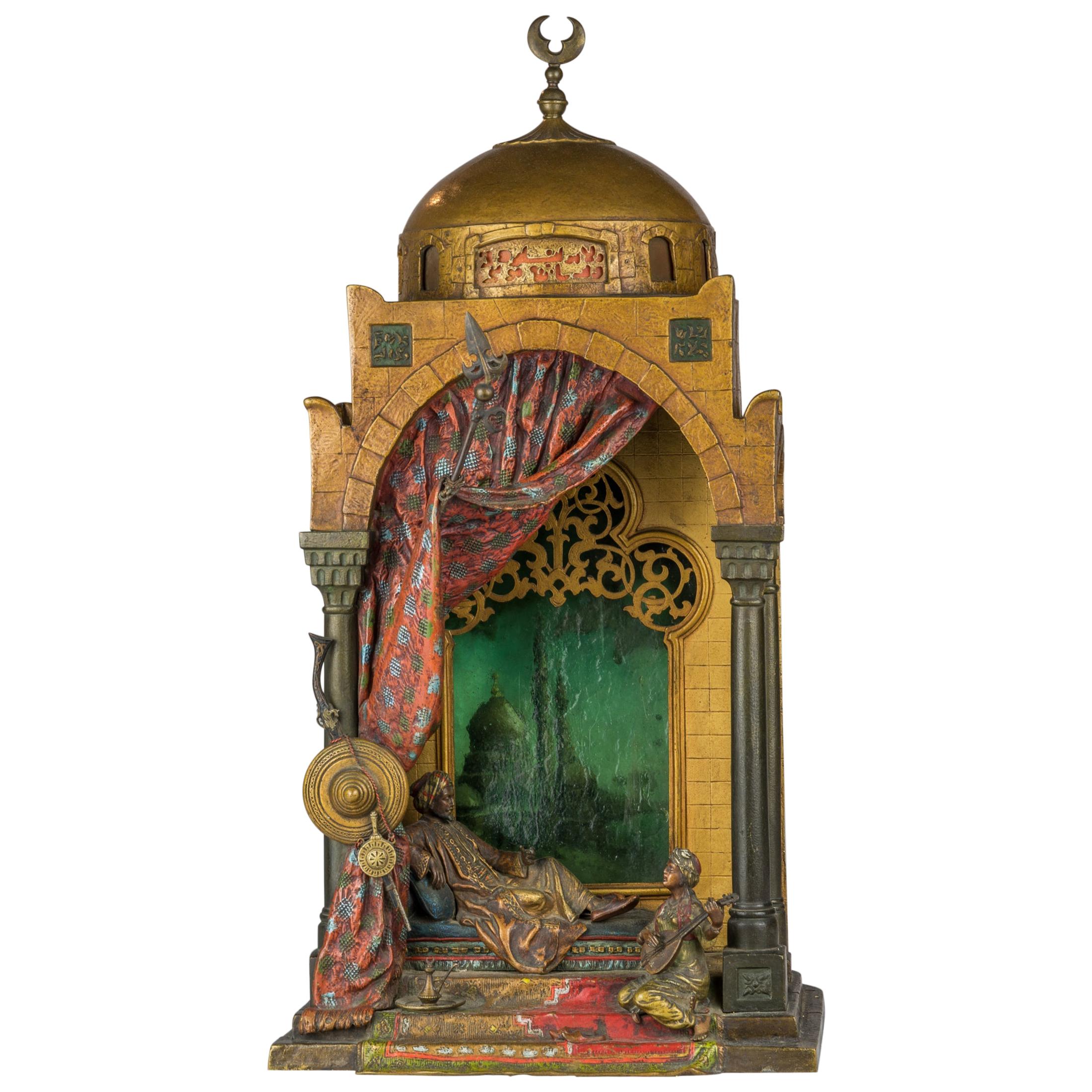 Austrian Cold Painted Bronze Duck, circa 1910 at 1stDibs