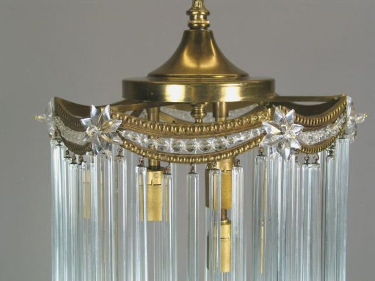 Austrian Crystal Rods Pendant For Sale at 1stDibs