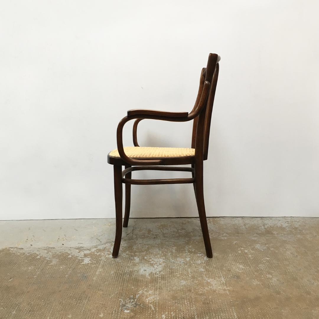 Austrian Early 20th Century Wood and Vienna Straw Chair by Thonet, 1900s For Sale at 1stDibs ...