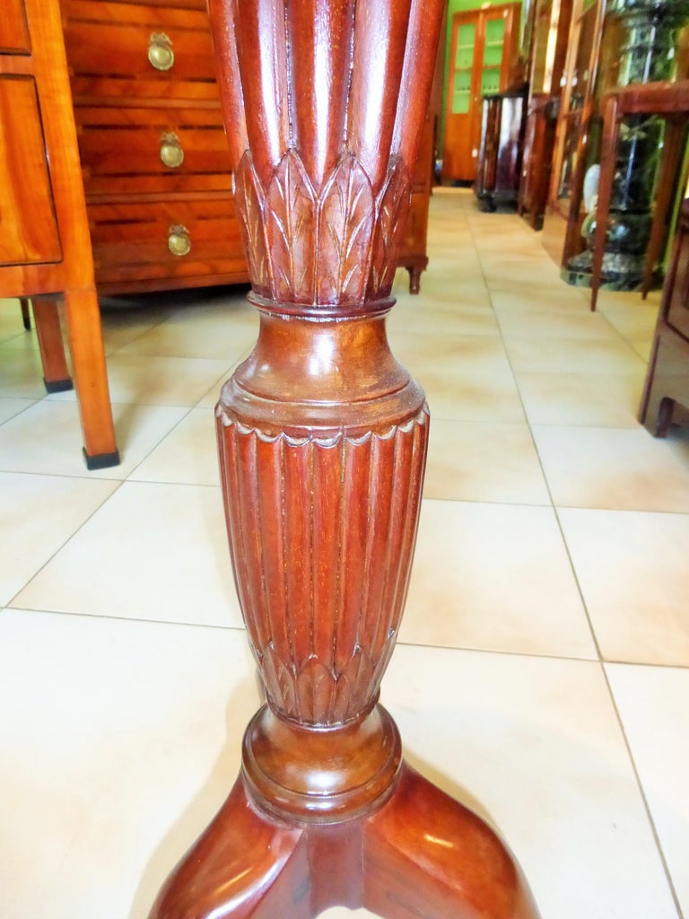 Austrian Flower Column Made of Mahogany, circa 1830-1850 For Sale at ...
