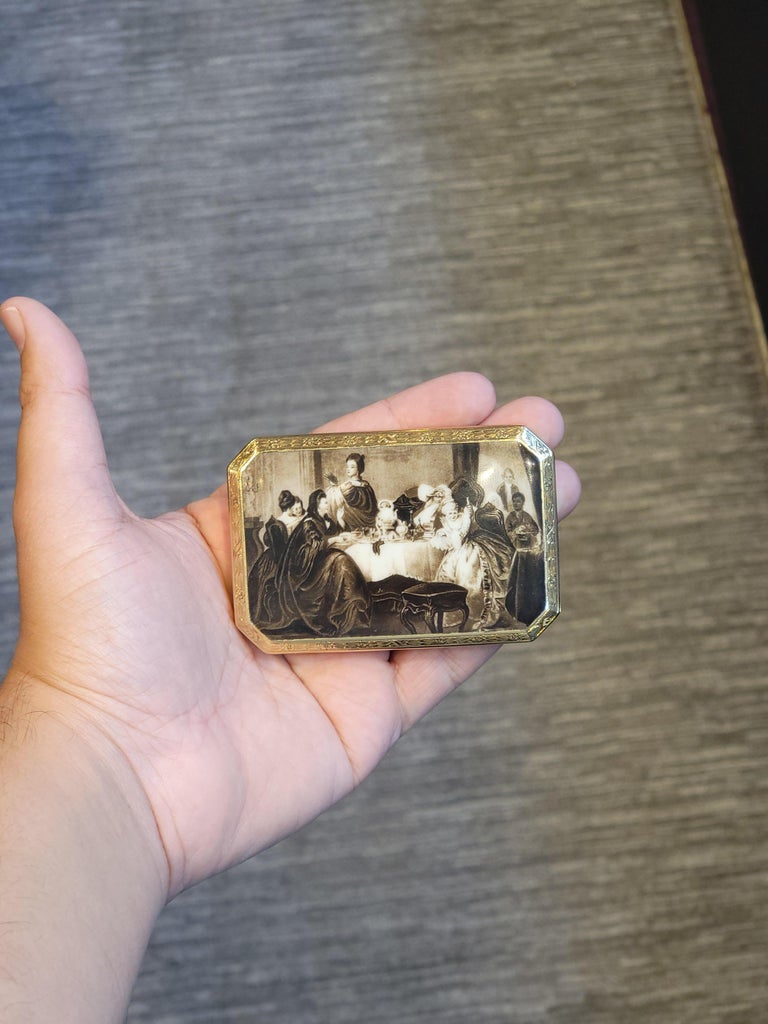Austrian Gold Snuff Box For Sale at 1stDibs