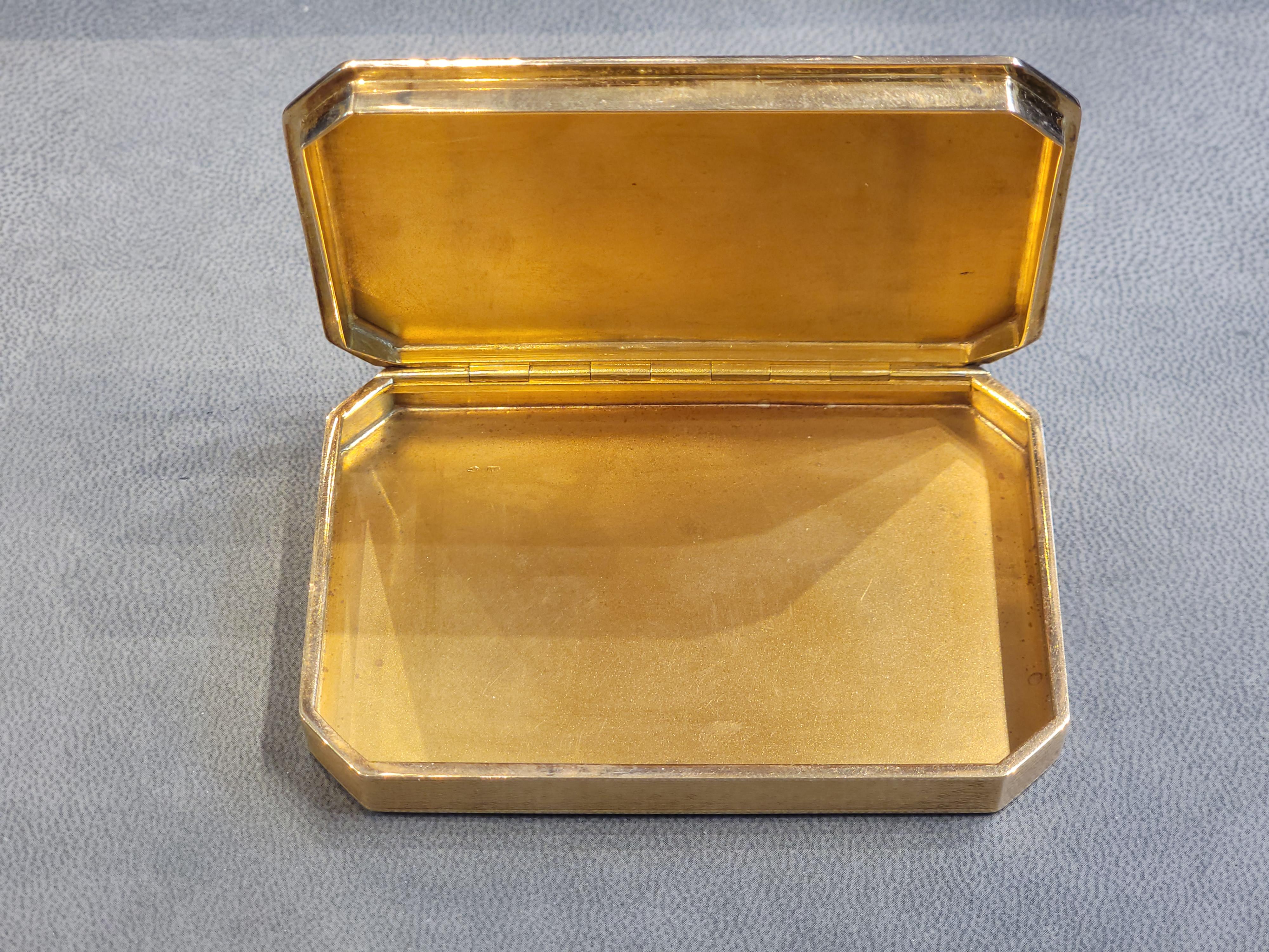 Austrian Gold Snuff Box For Sale at 1stDibs