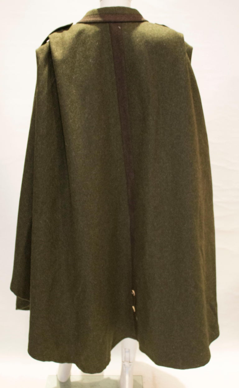 Austrian Loden Cape at 1stDibs | loden cape austria, loden cloak ...
