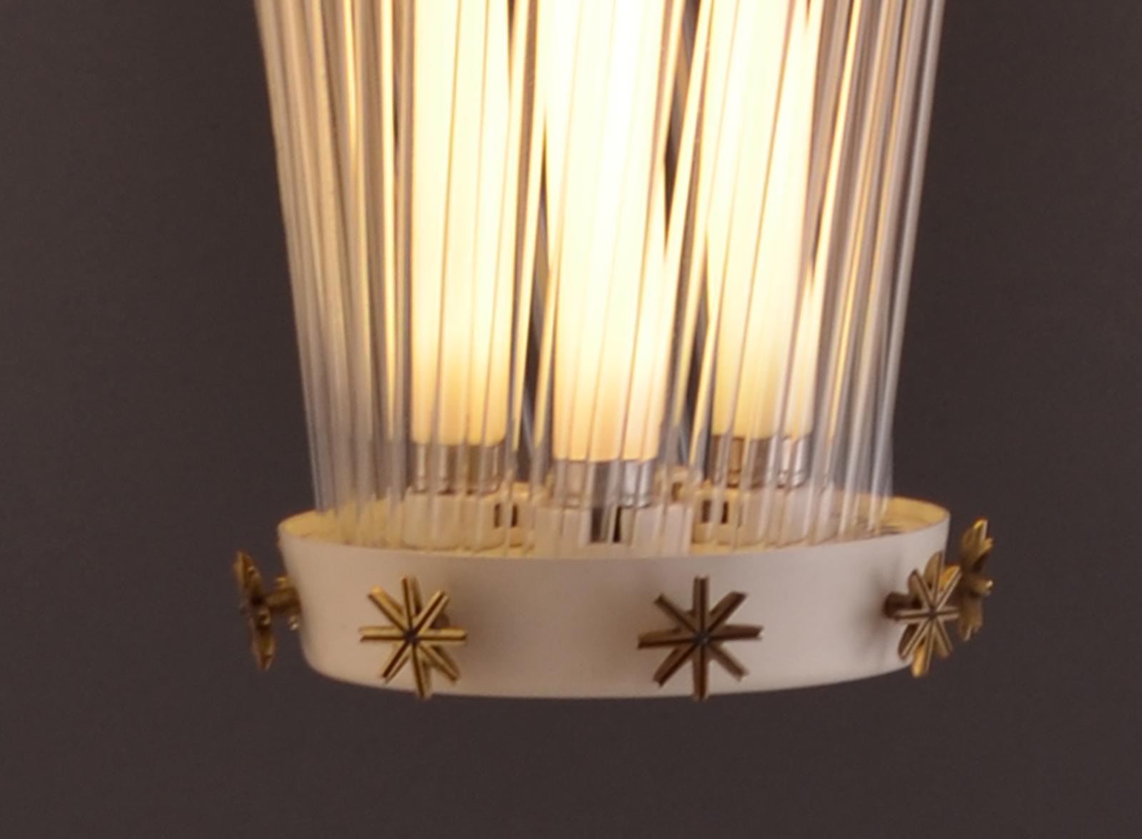 Austrian Mastercraft Original Mid-Century Modern 1960 Ceiling Lamp-Post ...