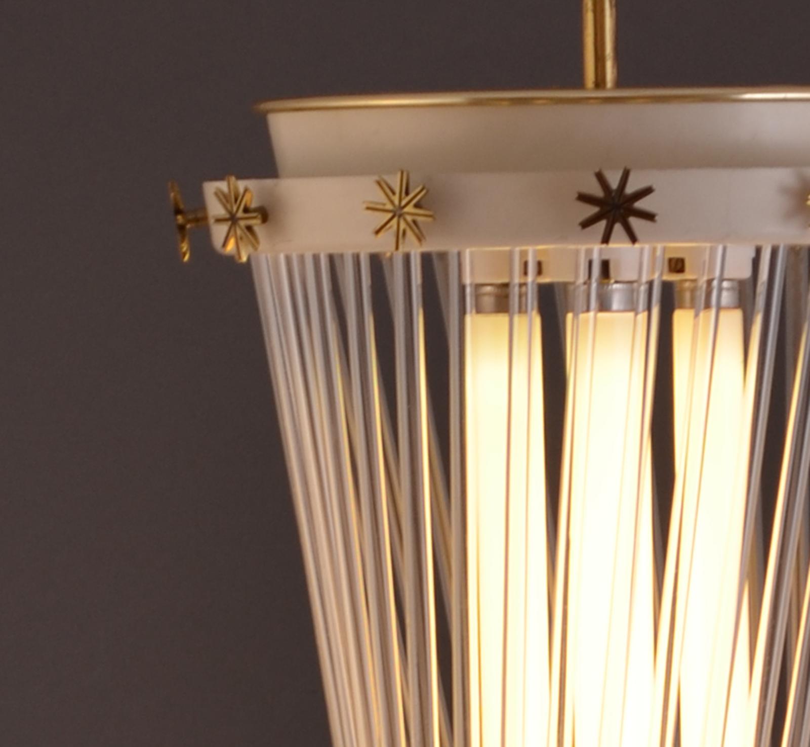 Austrian Mastercraft Original Mid-Century Modern 1960 Ceiling Lamp-Post ...