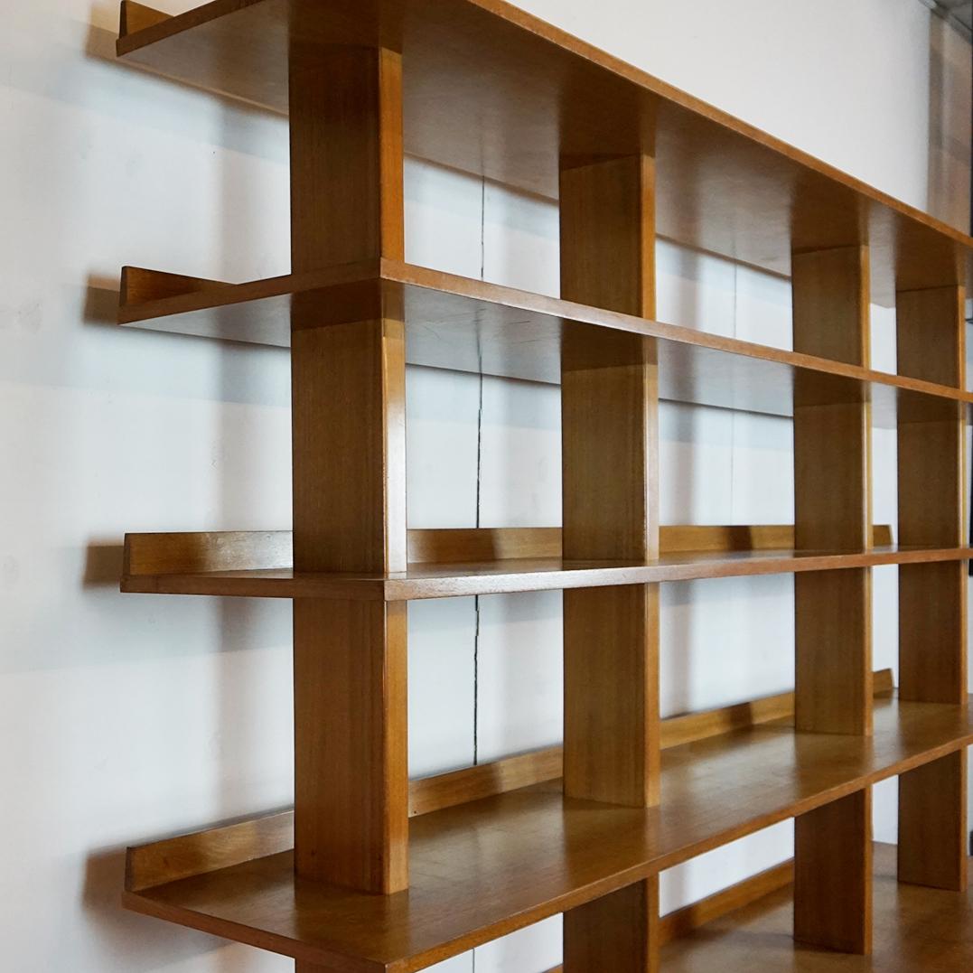 Austrian Midcentury Walnut Book Shelf by Oswald Haerdtl For Sale at 1stDibs