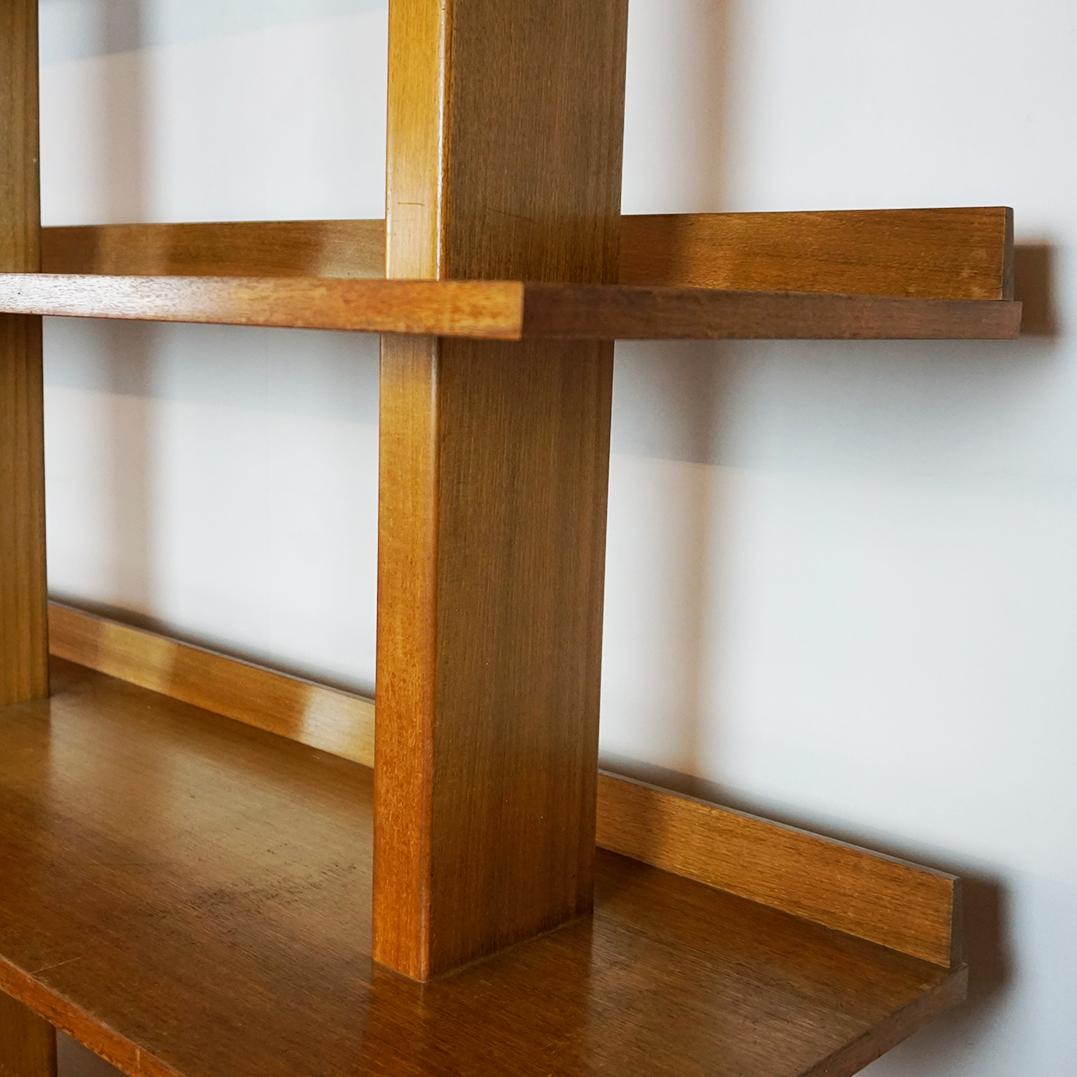 Austrian Midcentury Walnut Book Shelf by Oswald Haerdtl For Sale at 1stDibs