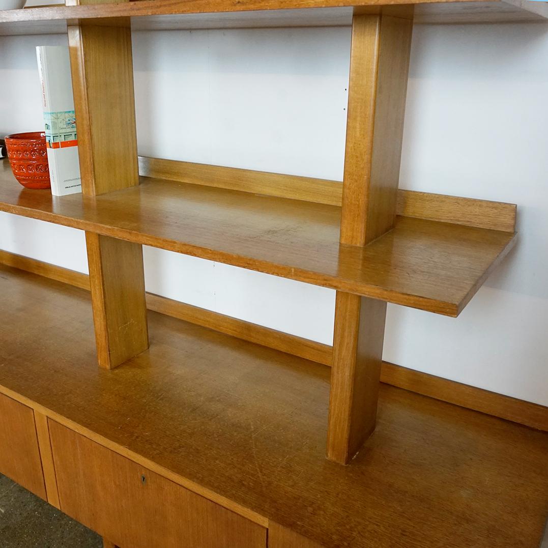 Austrian Midcentury Walnut Book Shelf by Oswald Haerdtl For Sale at 1stDibs