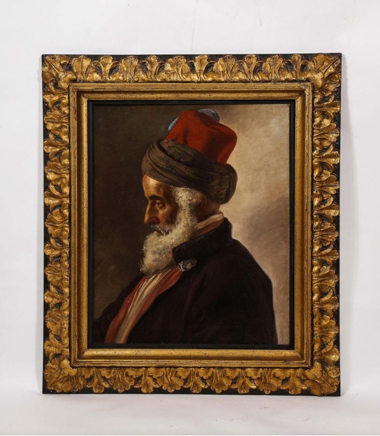Austrian School, 19th Century, an Orientalist Portrait of a Turkish ...