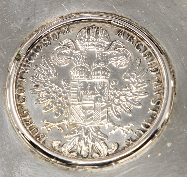 Austrian Sterling Silver Coin Dish at 1stDibs