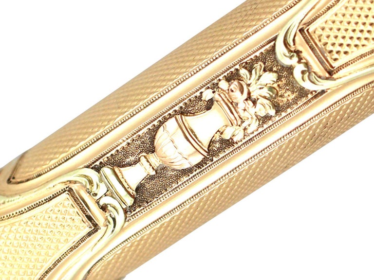 Austro-Hungarian 20 Ct Gold Bodkin / Cheroot Case, Antique, Circa 1890 ...