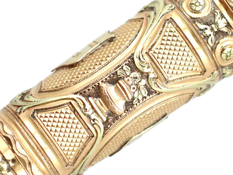 Austro-Hungarian 20 Ct Gold Bodkin / Cheroot Case, Antique, Circa 1890 ...