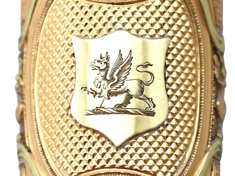 Austro-Hungarian 20 Ct Gold Bodkin / Cheroot Case, Antique, Circa 1890 ...