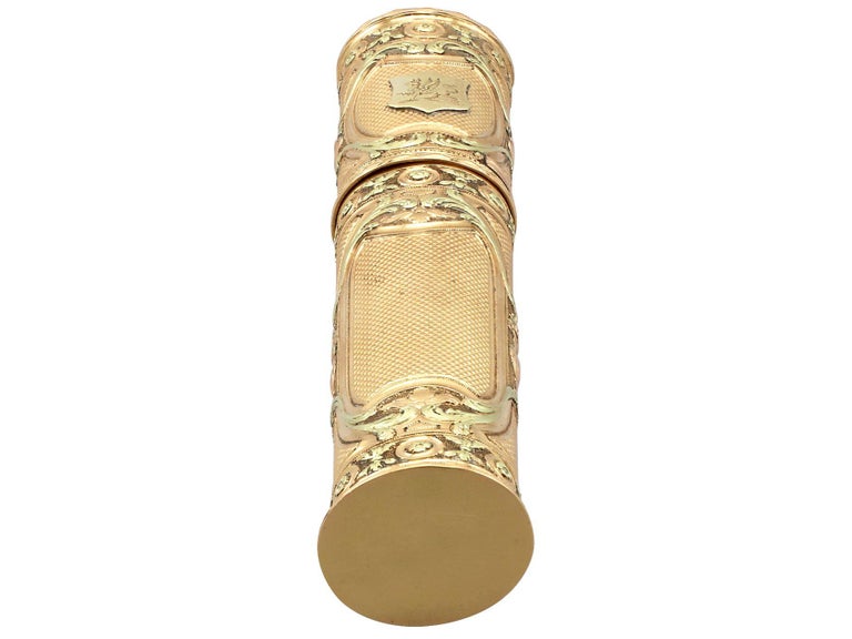 Austro-Hungarian 20 Ct Gold Bodkin / Cheroot Case, Antique, Circa 1890 ...