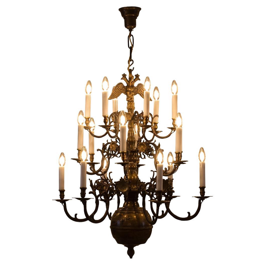 Bronze Mistletoe Chandelier at 1stDibs