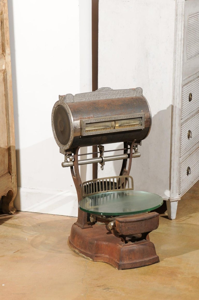 Authentic 1905 Scale from the Computing Scale Company from Dayton, Ohio ...